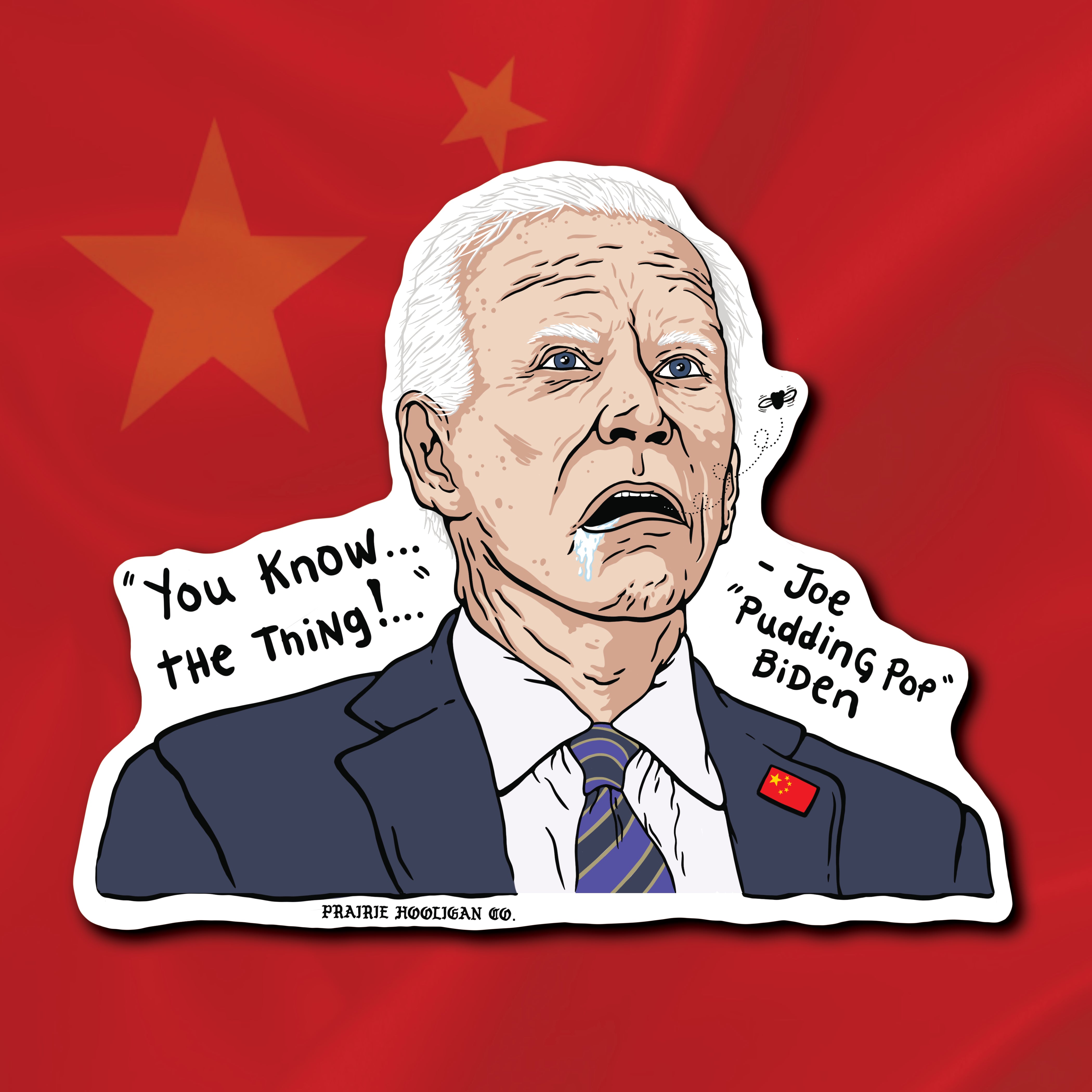 PHco Puddin' Pop Biden Decal – Prairie Hooligan co.